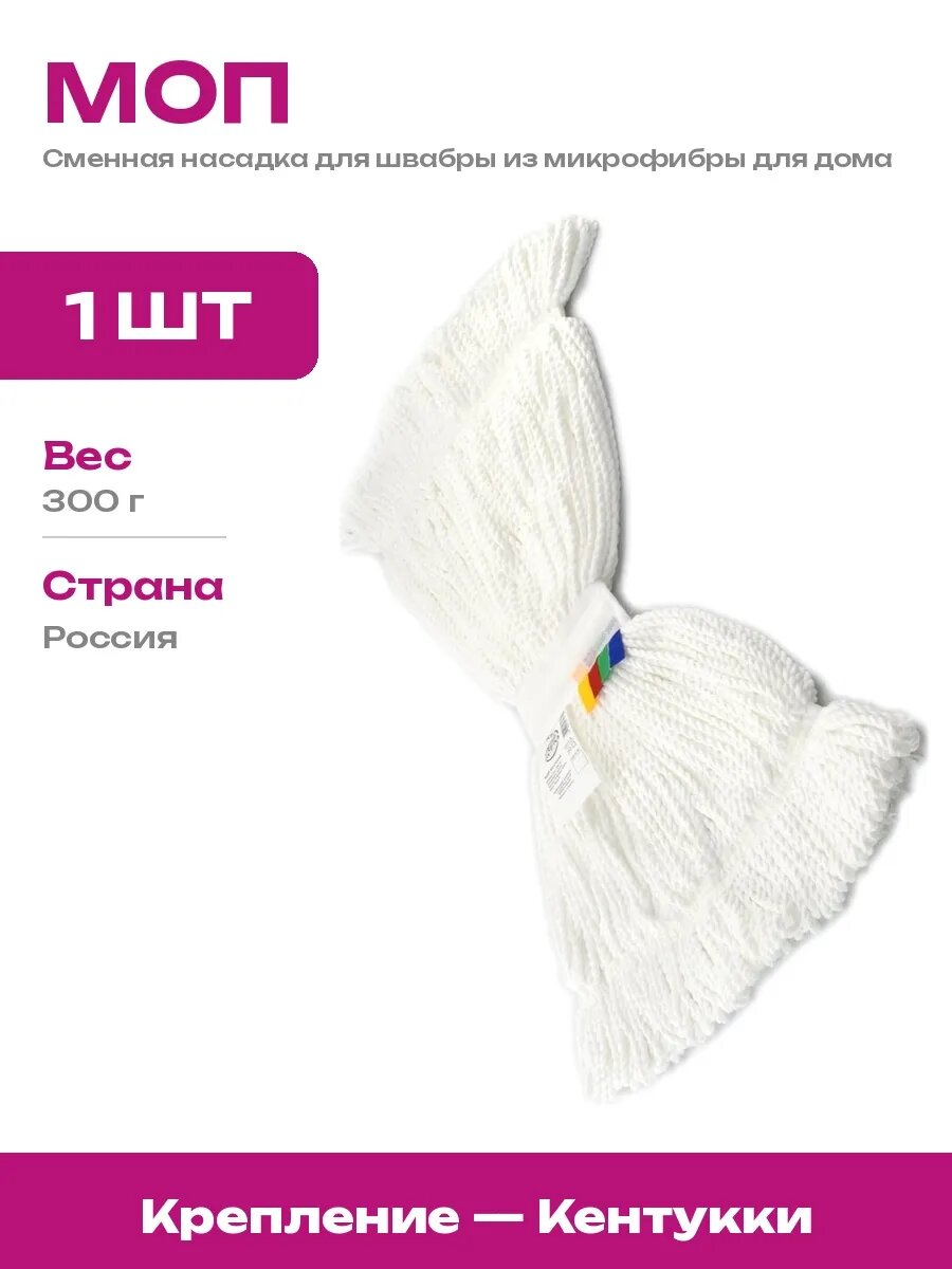 Насадка для швабры Кентукки микрофибра для уборки пола