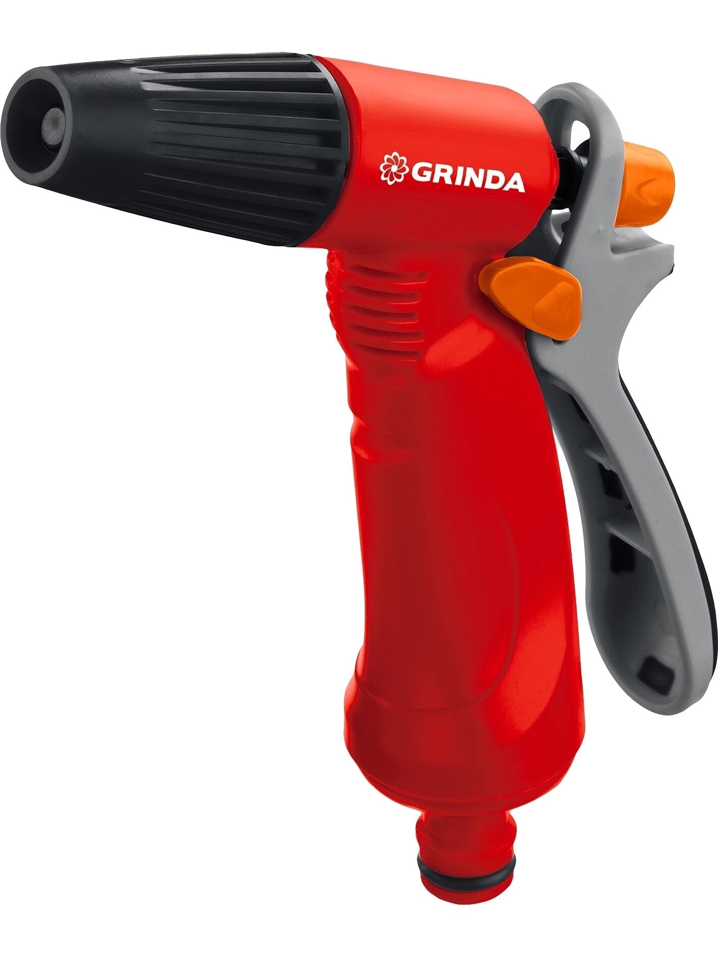 Поливочный пистолет GRINDA P-R, плавная регулировка, курок сзади, пластиковый