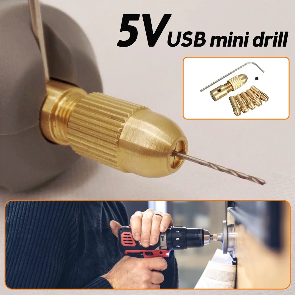 Aideepen USB мини-дрель — фото 1