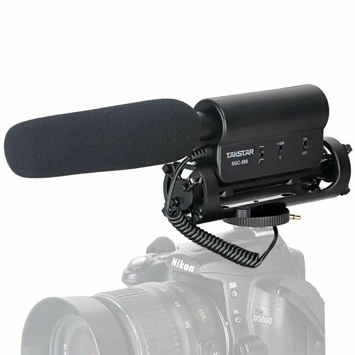 TAKSTAR SGC-598 Профессиональный микрофон для интервью и фотосъемки для зеркальных и DV-видеокамер