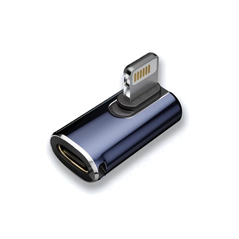 Адаптер Type-C (гнездо) — Lightning (штекер), быстрая зарядка PD 27W, для Apple iPhone