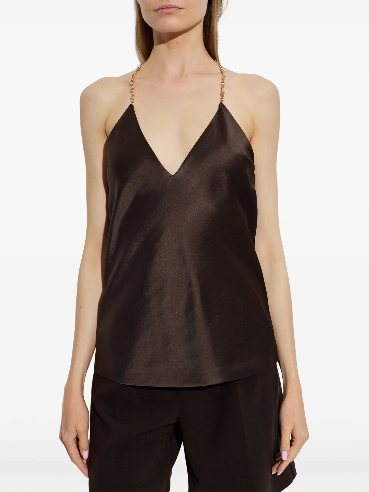 Блуза SPORTMAX Chain-strap blouse, размер 38 — фото 1