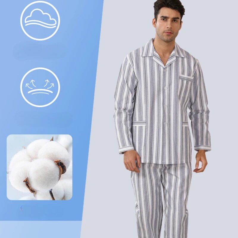 Хлопковая медицинская форма Popovych CN Zhejiang XL, Grey Stripes Men