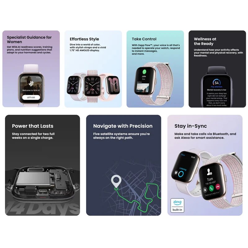 Amazfit Active Pink, Global Version — фото 1