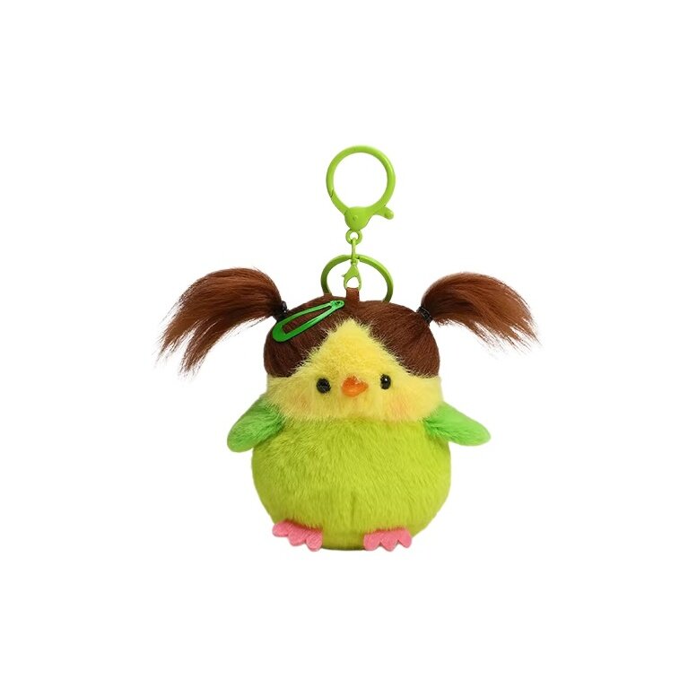 LELEXIONGDI Плюшевая Кукла "Fluffy Bird" Брелок Высота 16 см
