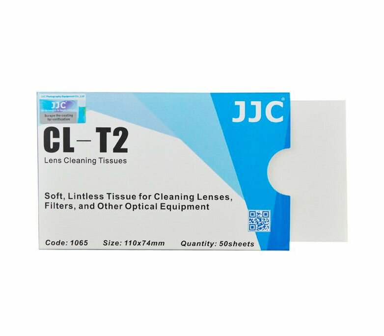 Салфетки JJC CL-T2 для оптики, 50 шт