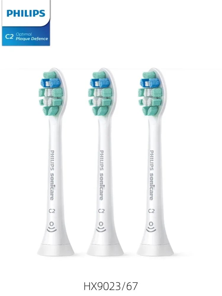 Philips Насадка для электрической зубной щетки HX9023/67, обычная модель серии