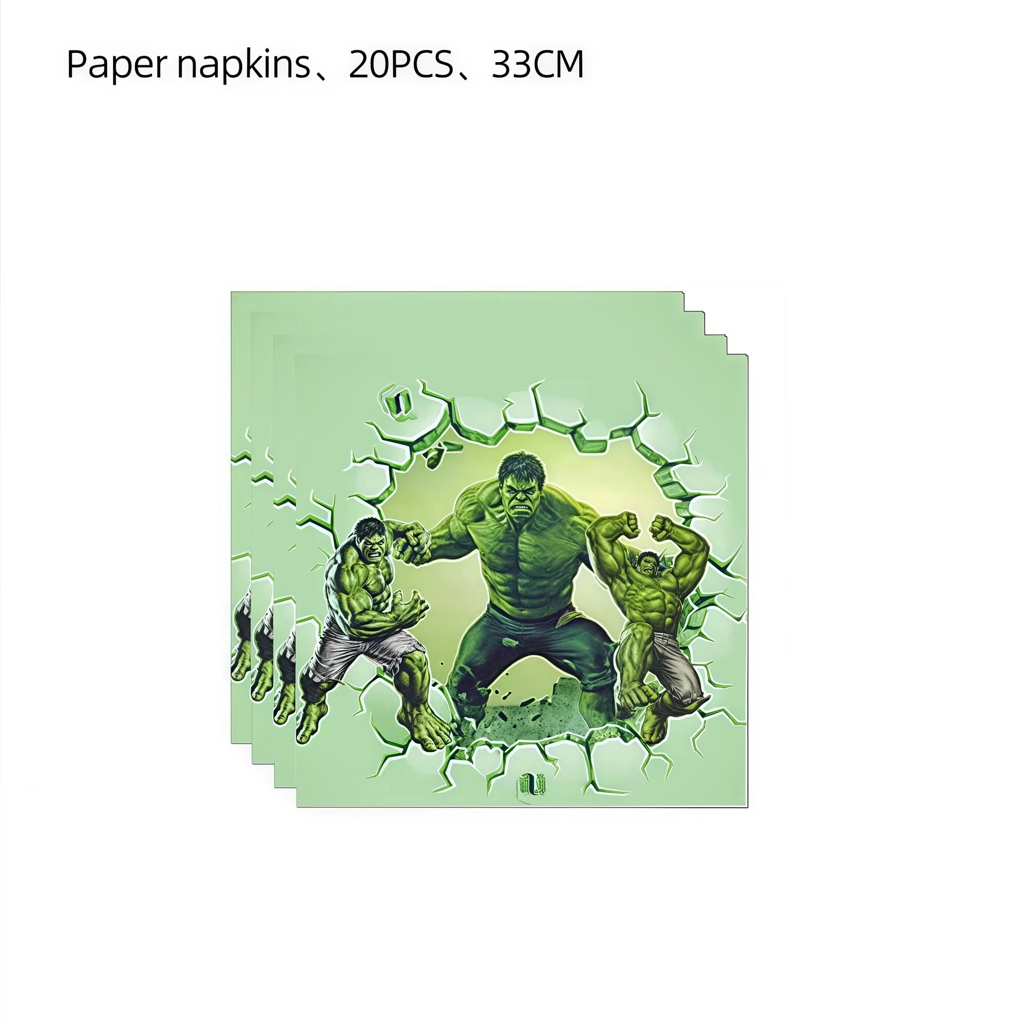 Набор для дня рождения Халк Hasbro 20pcs napkin