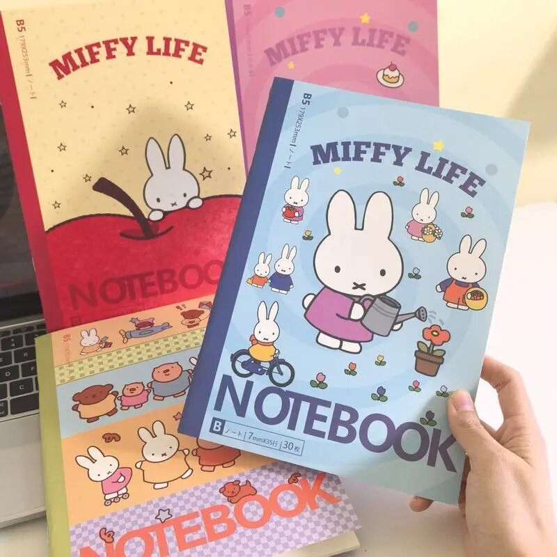 Блокнот Miffy красный B5 — фото 1