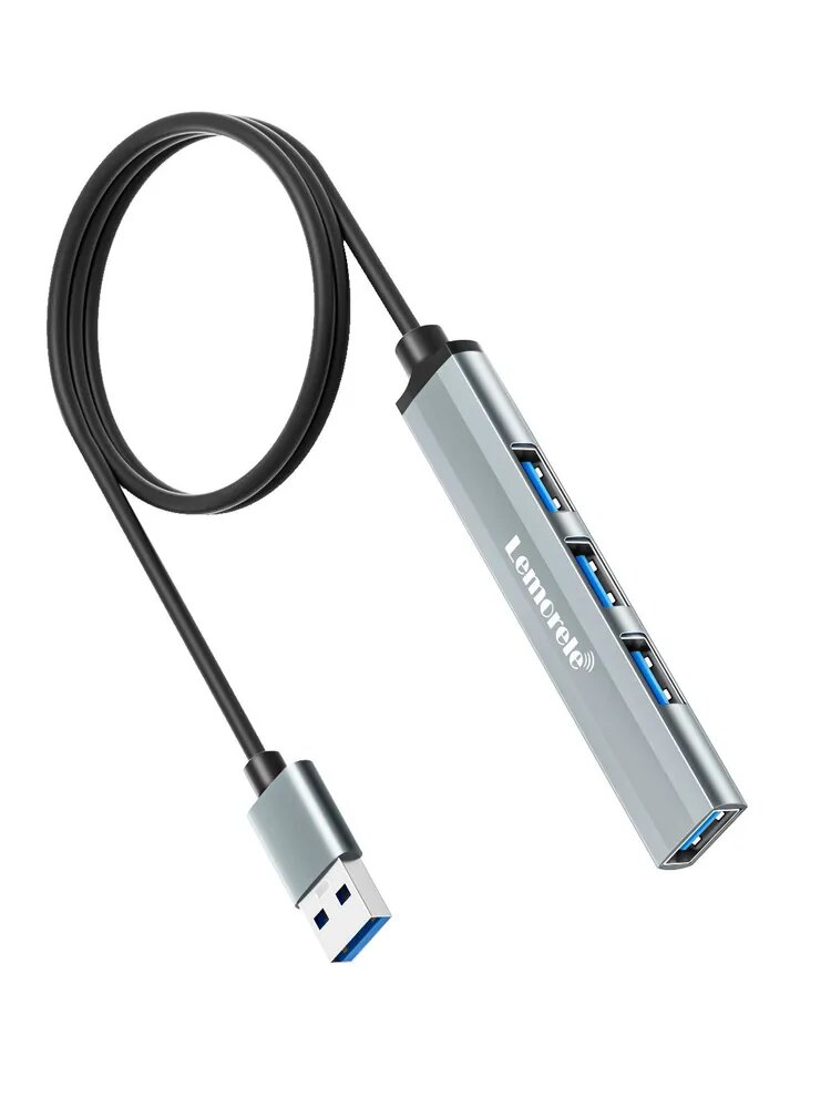 Lemorele TC53-120cm / USB-разветвитель / usb-хаб 4-в-1 / USB Hub / USB 3.0 / USB 2.0
