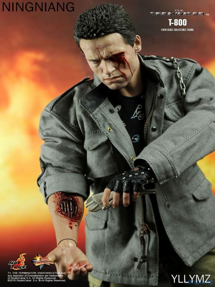 Hot Toys MMS136, The Terminator T800 1/6th scale Collectible Терминатор фигурка