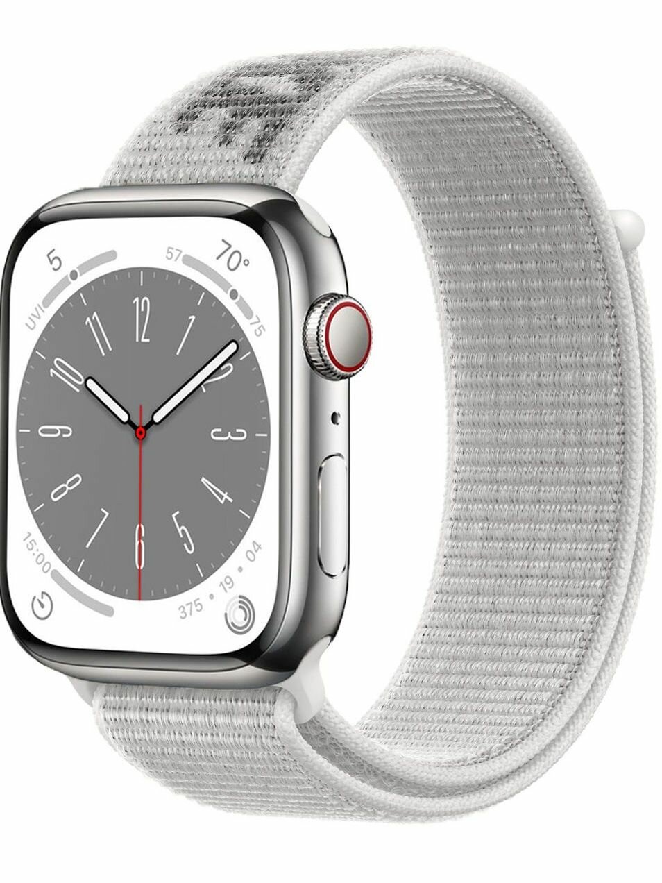 Ремешок Apple Watch Sport Summit White 42-44-45mm (series 1-9) 46mm (Series 10) Ultra ML373ZM/A
