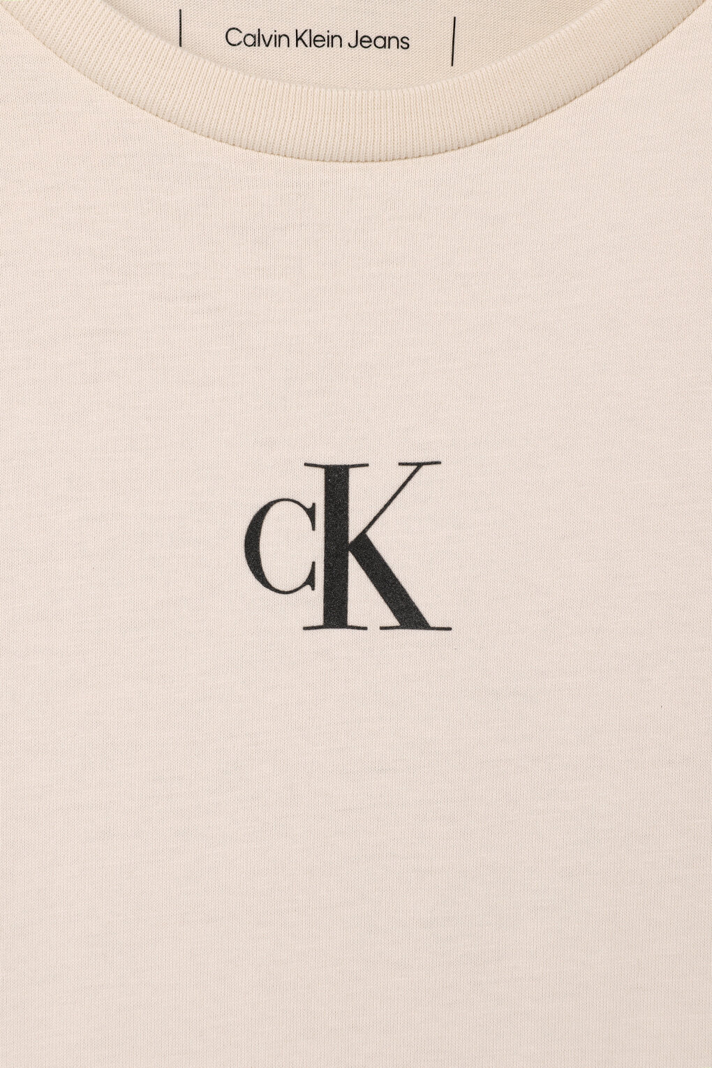 Футболка Calvin Klein Jeans, размер 152, бежевый — фото 1
