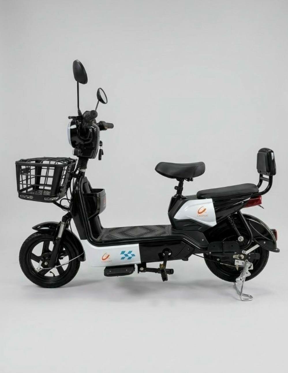 Электро скутер Электровелосипед Sk8 Сянчу 500w 16 колеса (на моторе 240w) черно-белый