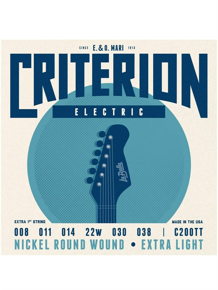 Струны для электрогитары La Bella C200TT Criterion