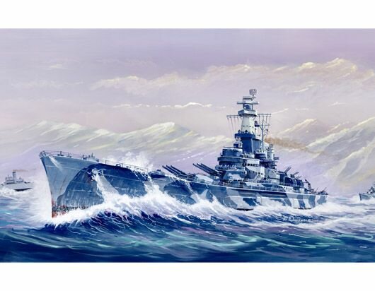 1/700 USS Alabama (BB-60) Сборочная модель