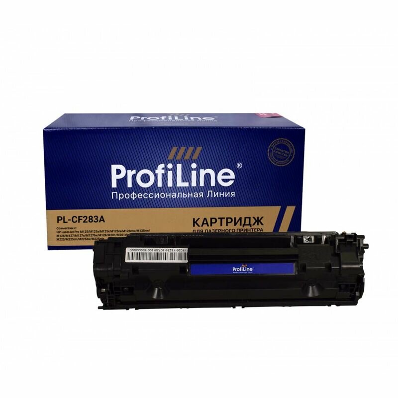 Картридж CF283A для HP LaserJet M125ra, M125r, M125rnw, M125, M127fn, M225rdn 1500 стр. ProfiLine