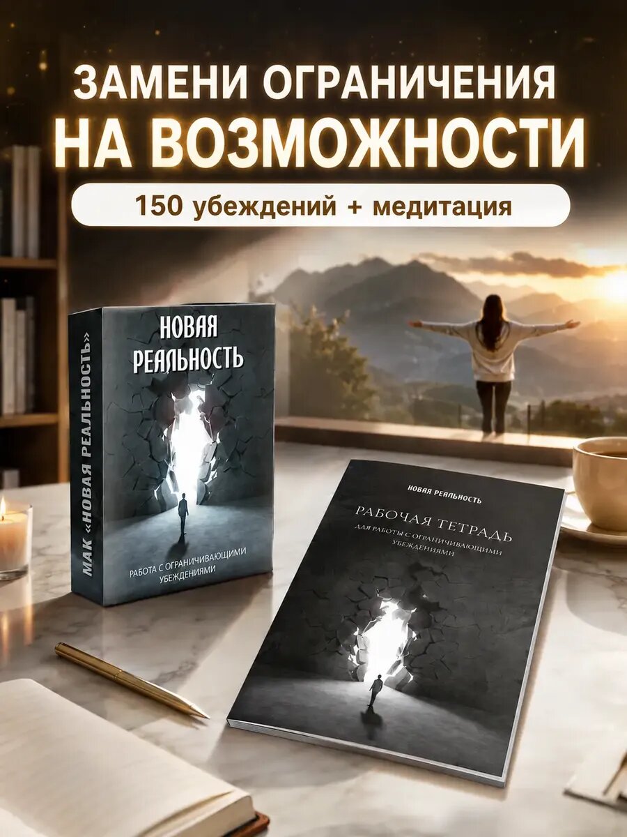 Метафорические универсальные ассоциативные карты МАК "Новая реальность" EZOTERIUM, 50 шт.