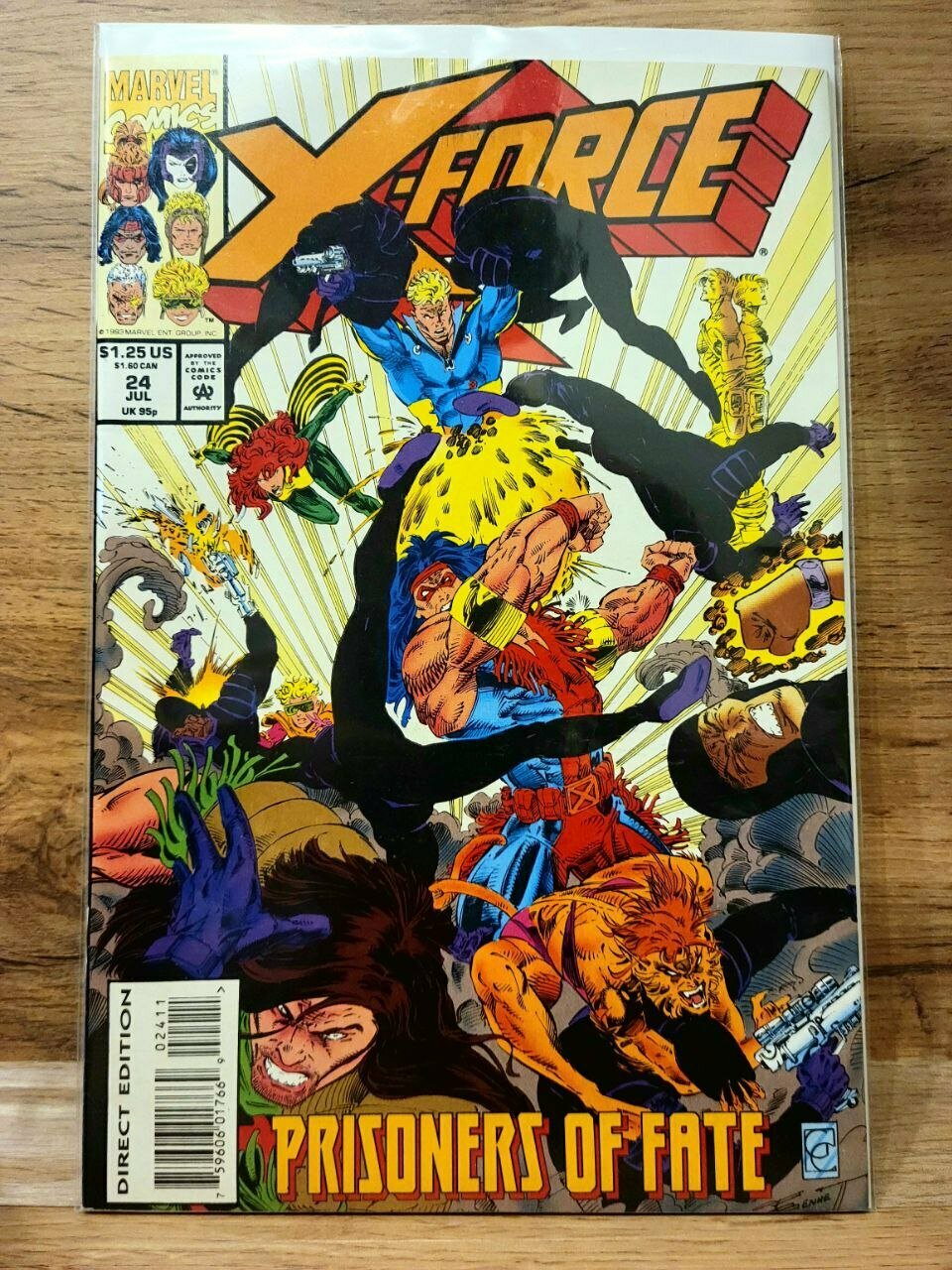 Ретро Комикс X force Force #24. 1992 Год. Оригинал!