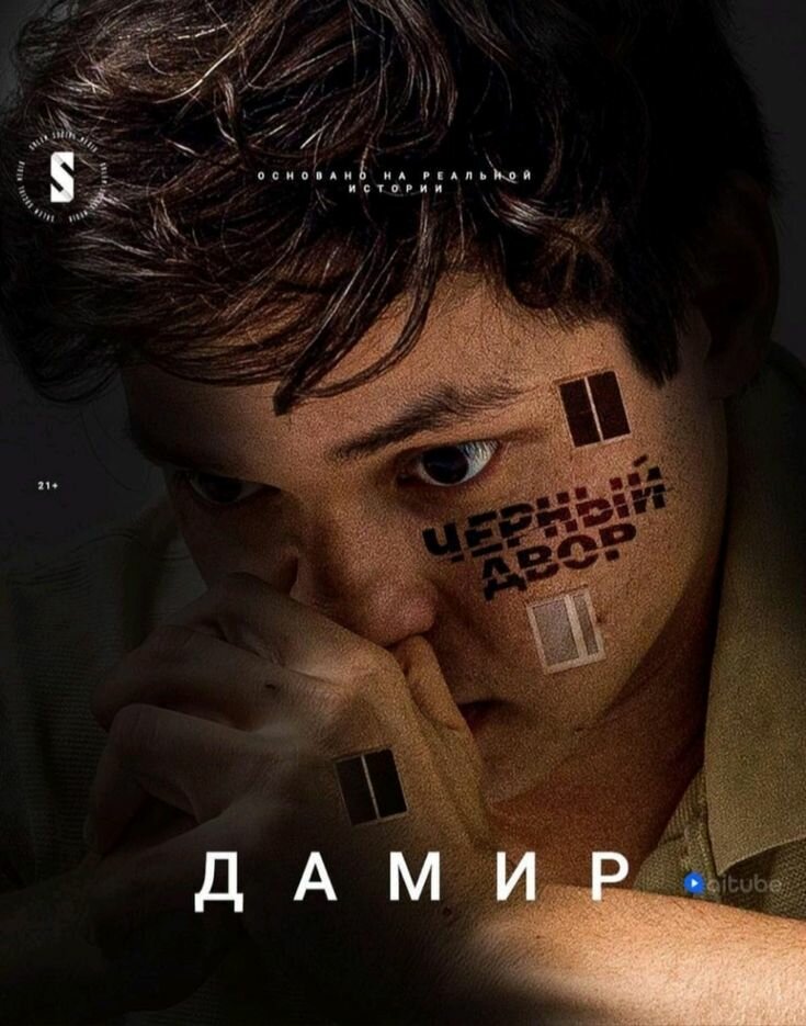 Постер ламинированный "Черный двор Дамир"