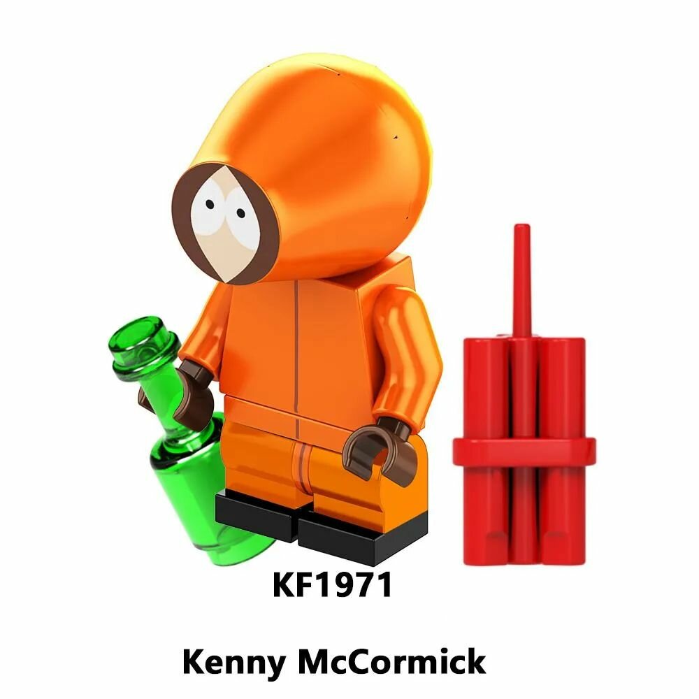 Мини фигурка конструктор Кенни Маккормик / Южный Парк / South Park(14+)