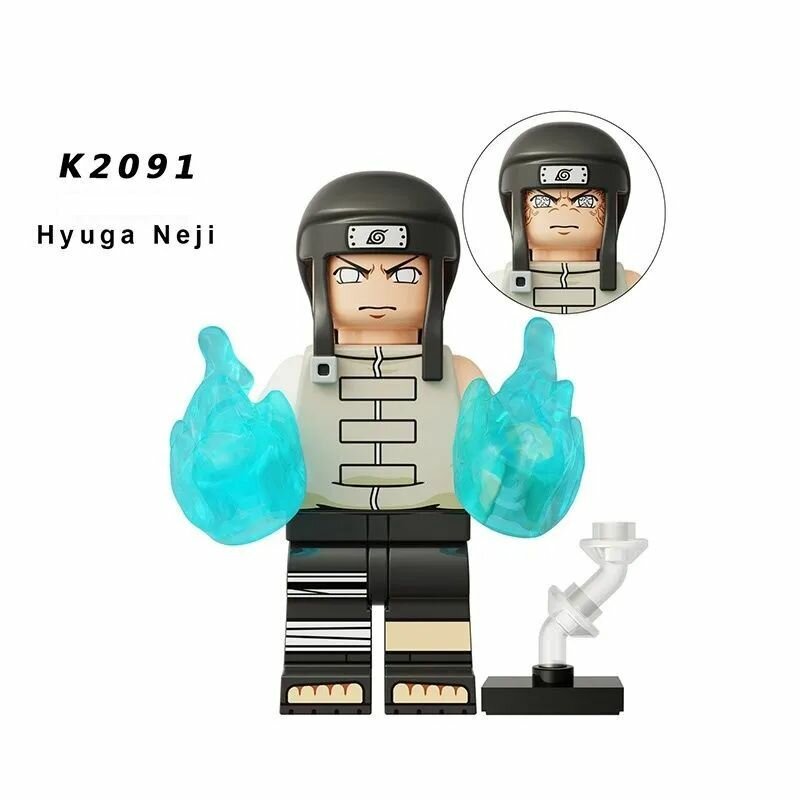 Фигурка конструктор Неджи Хьюга / Наруто Naruto / Аниме 14+