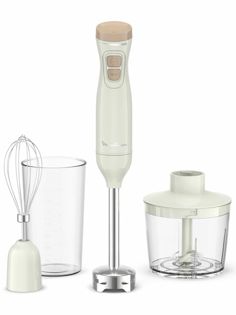 Блендер погружной Moulinex DD523AF0 600Вт кремовый/бежевый Hand Blender Moulinex DD523AF0 600W cream/beige