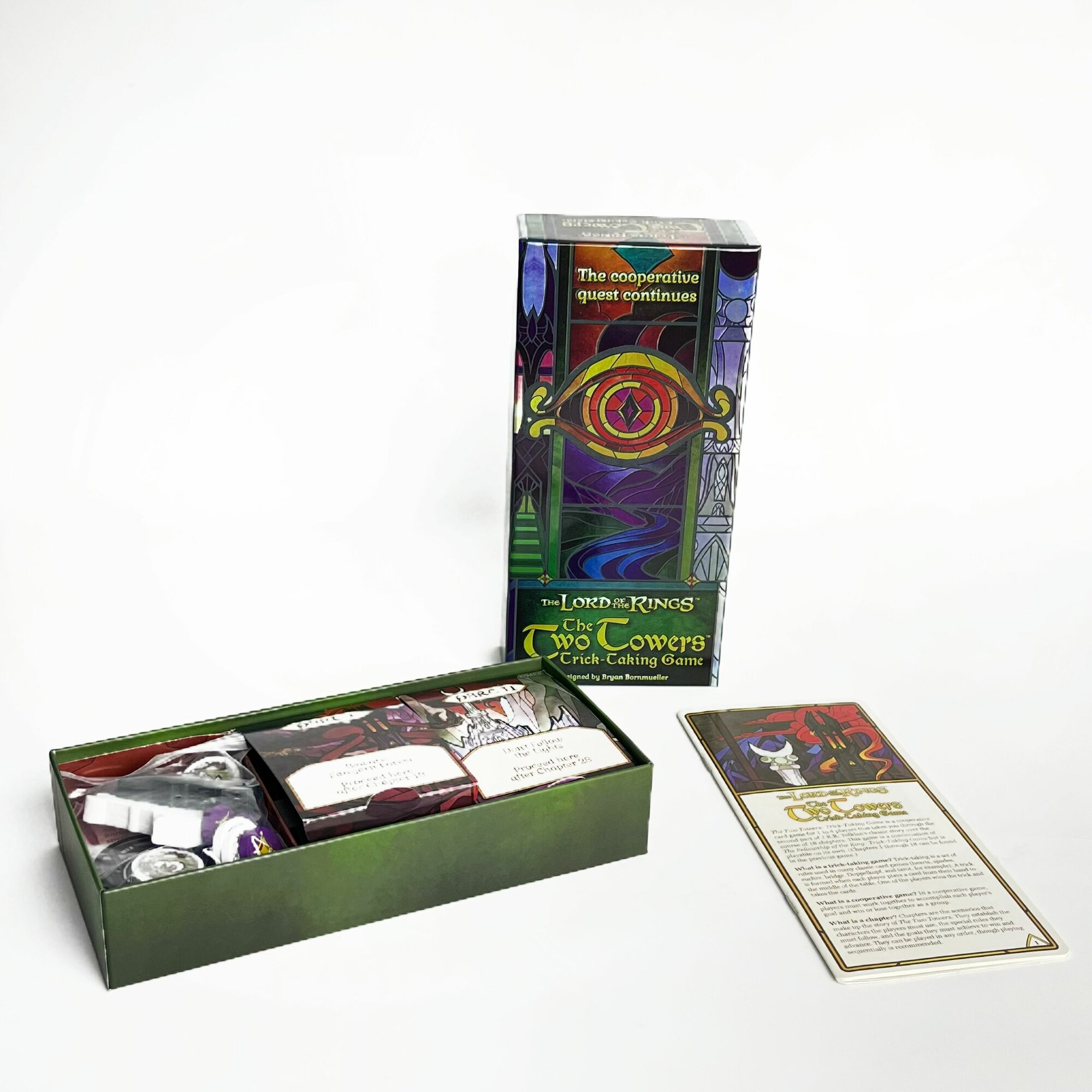 Настольная игра "The Two Towers Trick-Taking Game" (2026): стратегия, подарок на праздник, хитовый выбор для вечеринок. подарок для вечеринок стратегическая игра