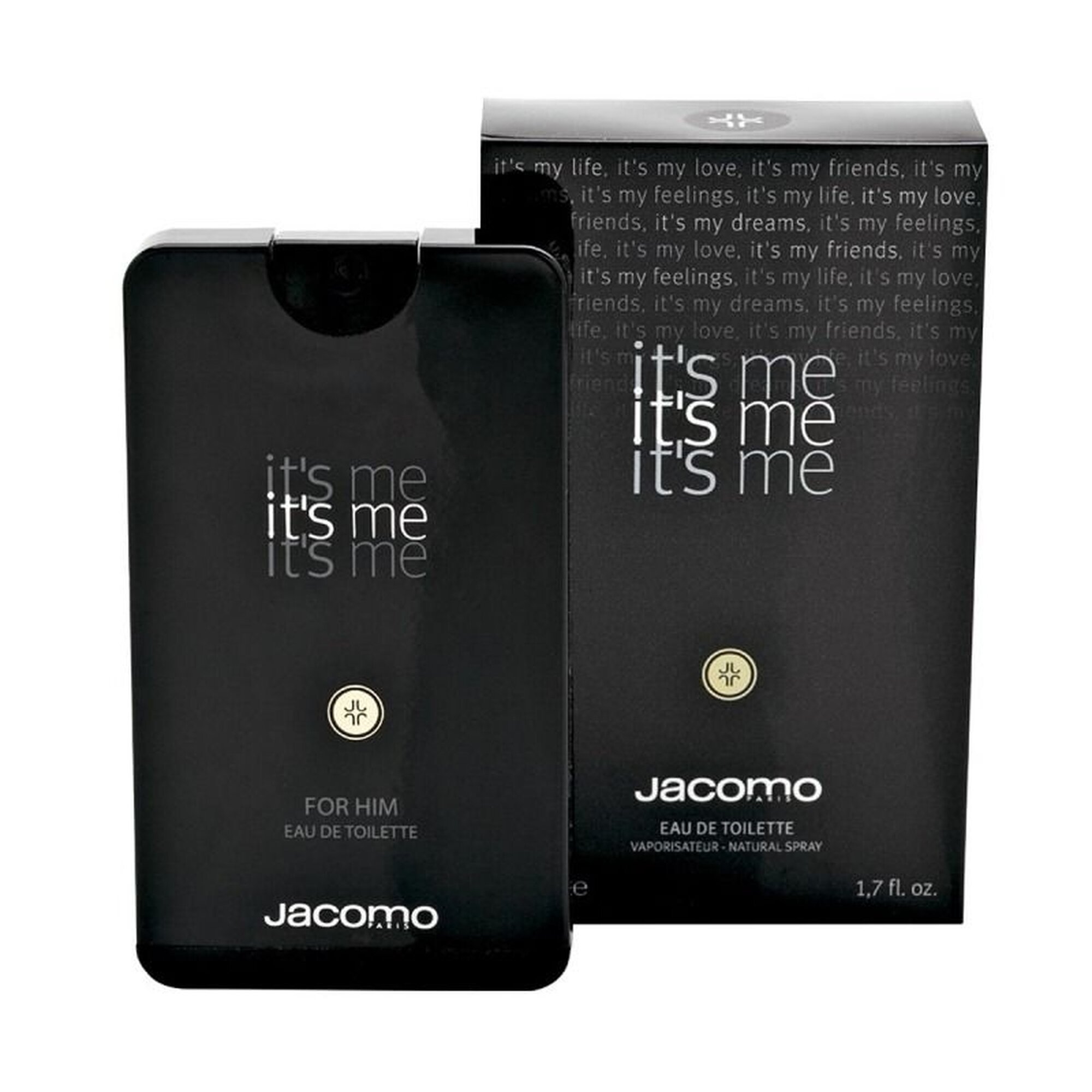 Туалетная вода Jacomo "It's Me For Him", для мужчин, объем 50 мл