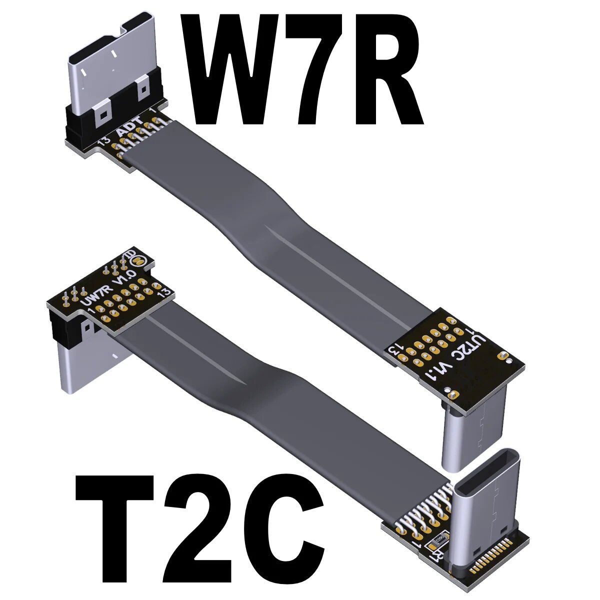 ADTLink USB 3.0 Type-C - Micro-B, 15cm, T2C-W7R R-5.1k