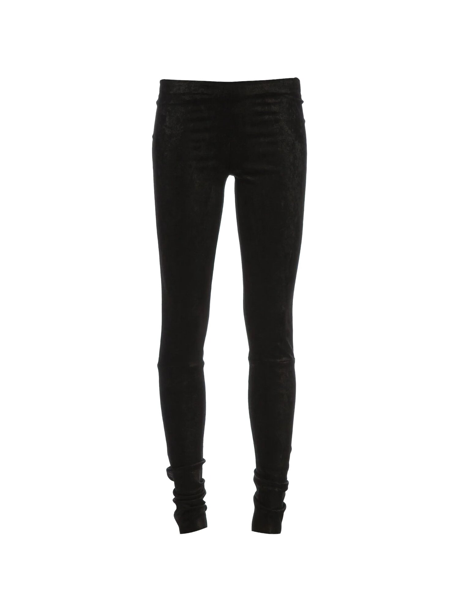 Брюки Stouls Carolyn leather slim-fit trousers
