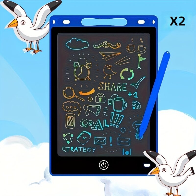 Детская LCD-доска для рисования 8.5 дюймов, электронный планшет для граффити, образовательный подарок для детей 3-8 лет, темно-синий