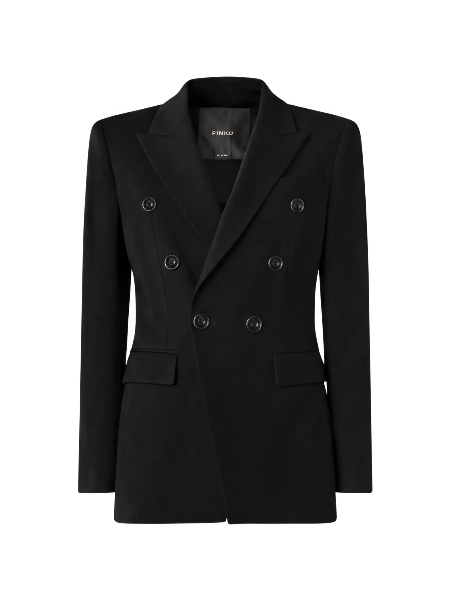 Пиджак Double-breasted peak-lapel blazer