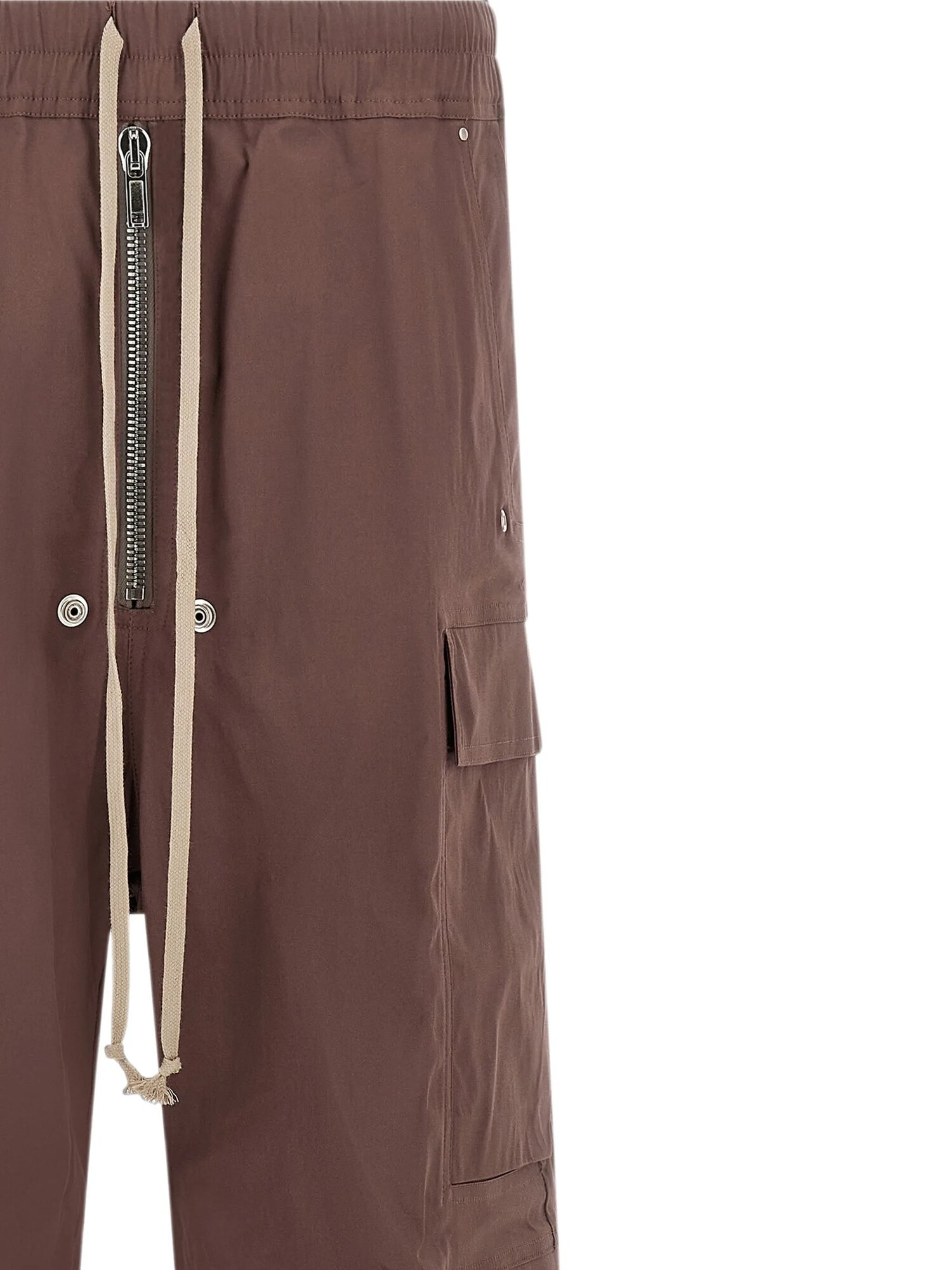 Брюки Rick Owens Cargobelas drawstring cargo pants, размер 50, brown — фото 1