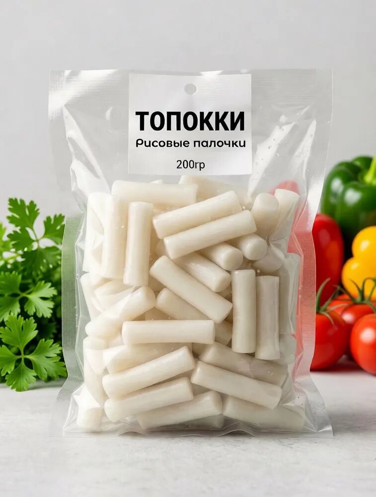 Рисовые палочки Токпокки Matamun без соуса 200гр, Корея