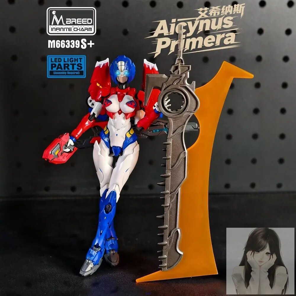 Минифигурки Трансформер робот/Transformers, Арси/Arcee, Собранная модель/M66339S+