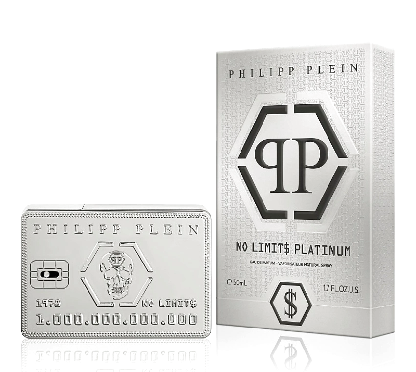 Парфюмерная вода Philipp Plein No Limits Platinum для мужчин 50 мл - Ноу Лимитс