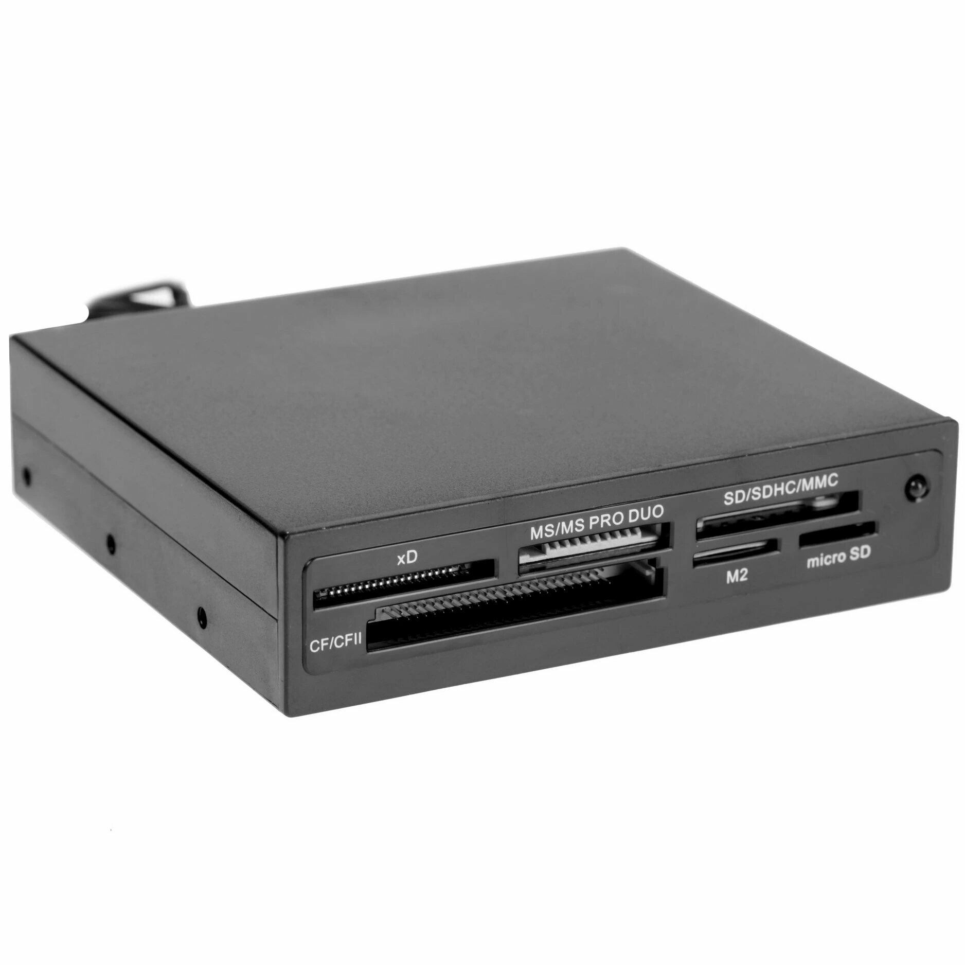 Кард-ридер GINZZU GR-116В All-in-1 (SD/microSD/MS/M2/CF/xD), черный