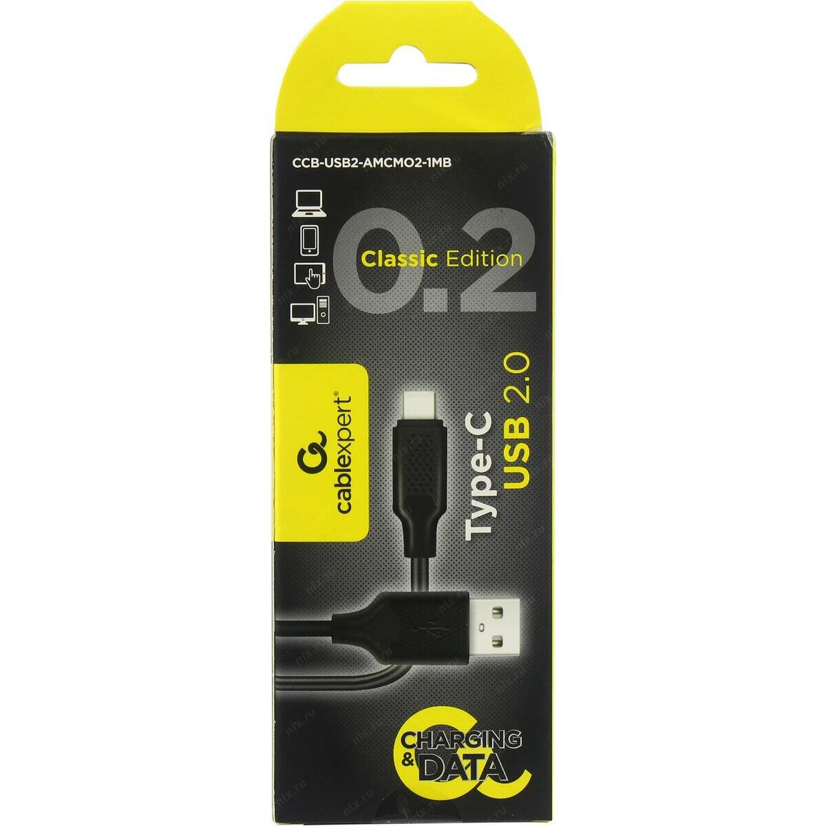 Cablexpert CCB-USB2-AMCMO2-1MB Кабель USB2.0 AM-- USB-C 1м — фото 1