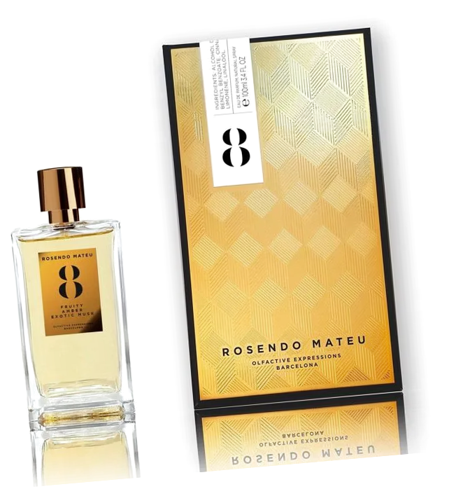 Парфюмерная вода Rosendo Mateu No 8 Exotic Musk 100 мл для мужчин и женщин / Розендо Матеу Фрути Амбер