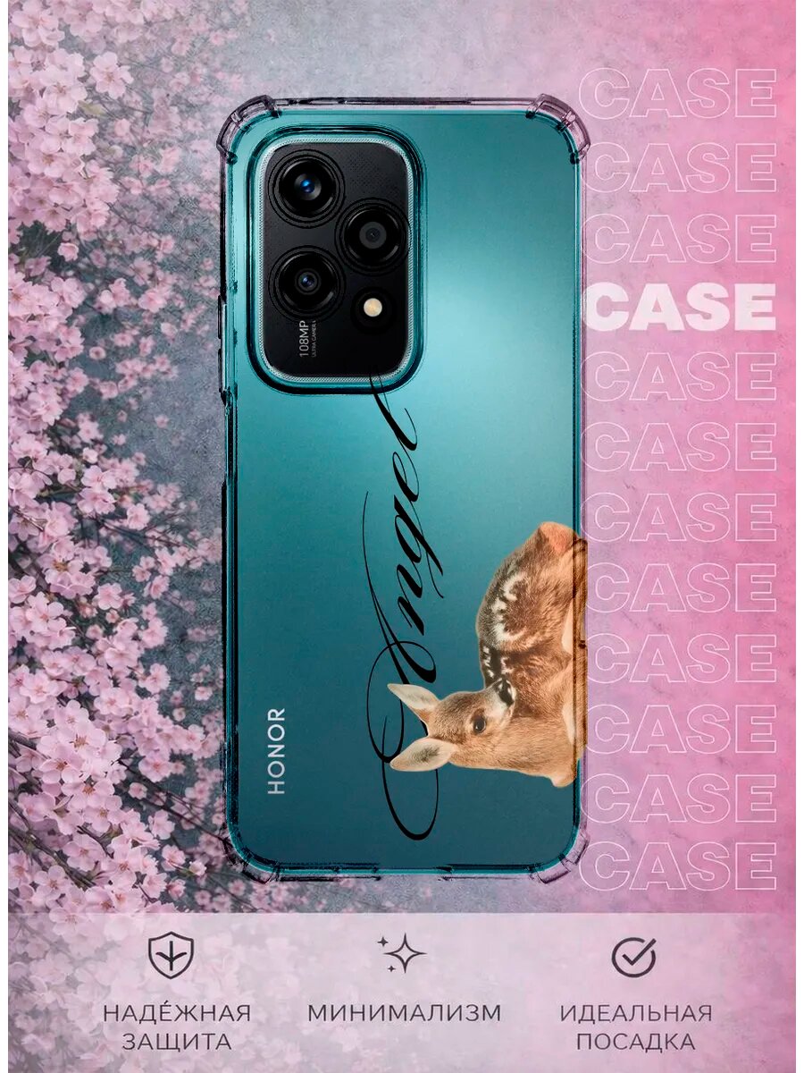 Чехол на Honor 200 Lite с принтом Angel олененок бемби