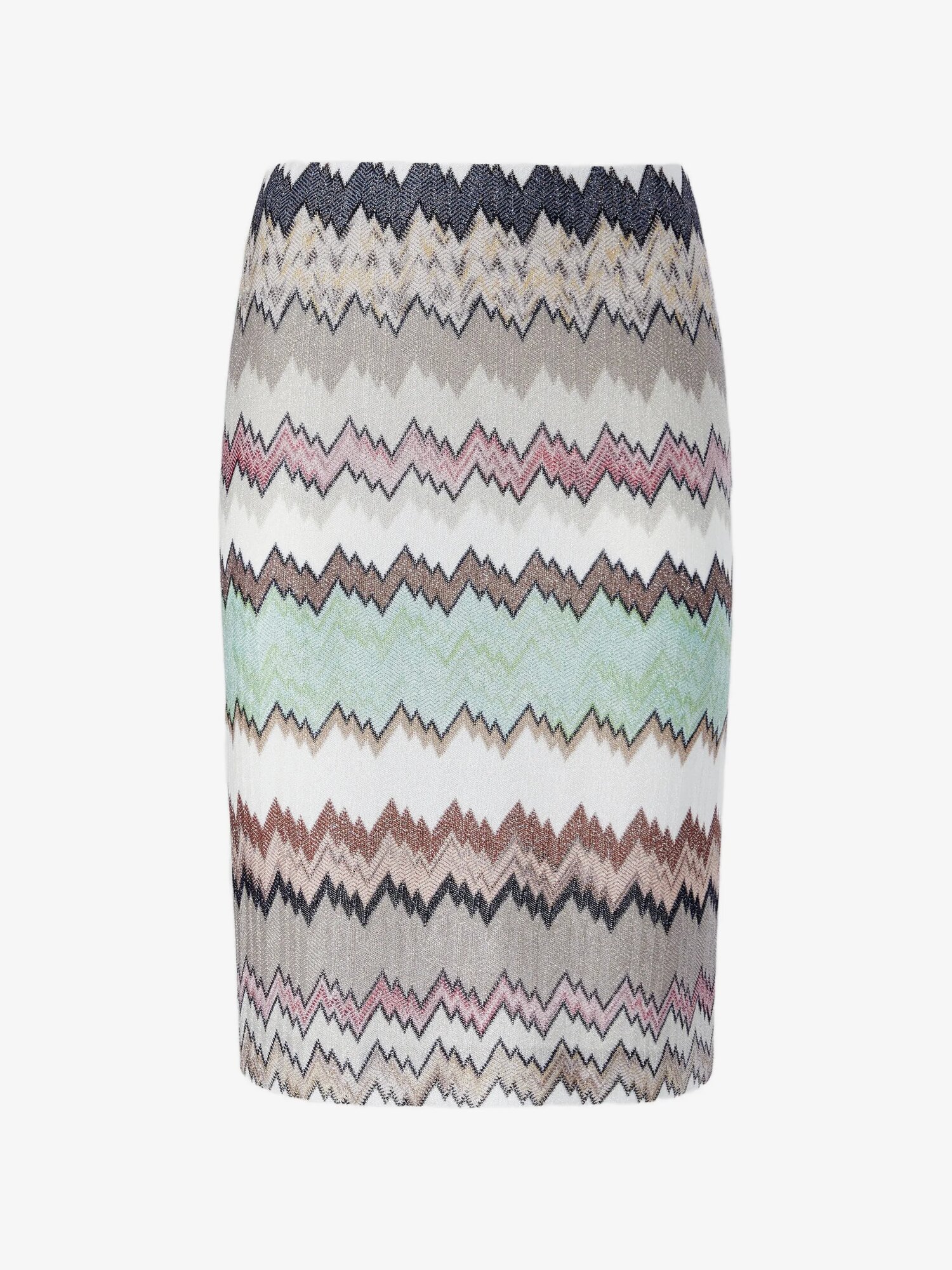 Юбка Missoni Chevron slit midi skirt, размер 44