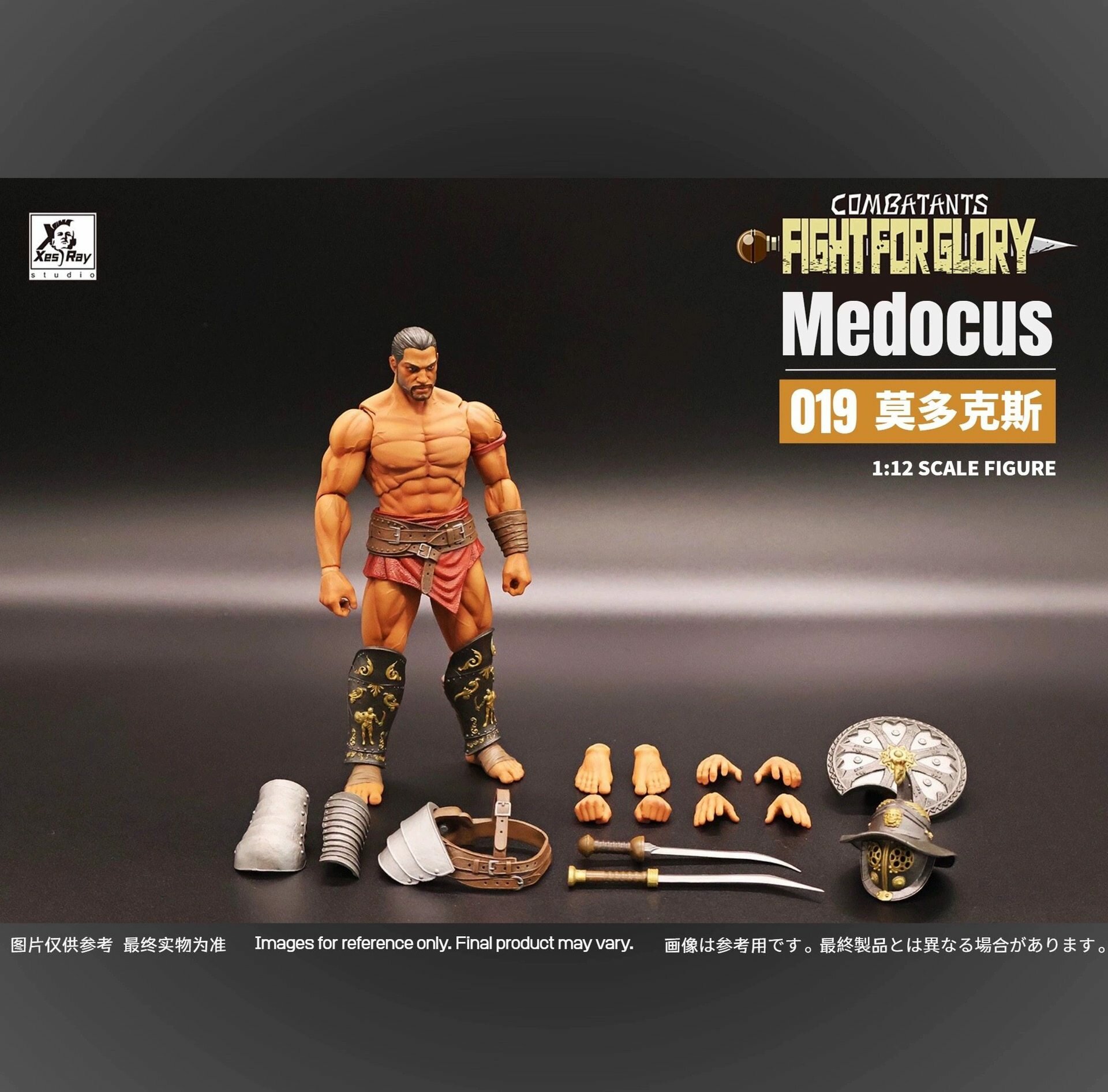 XesRay Battle of Glory Гладиатор Римский легион Центурион Модокс Скифия Фигурка
