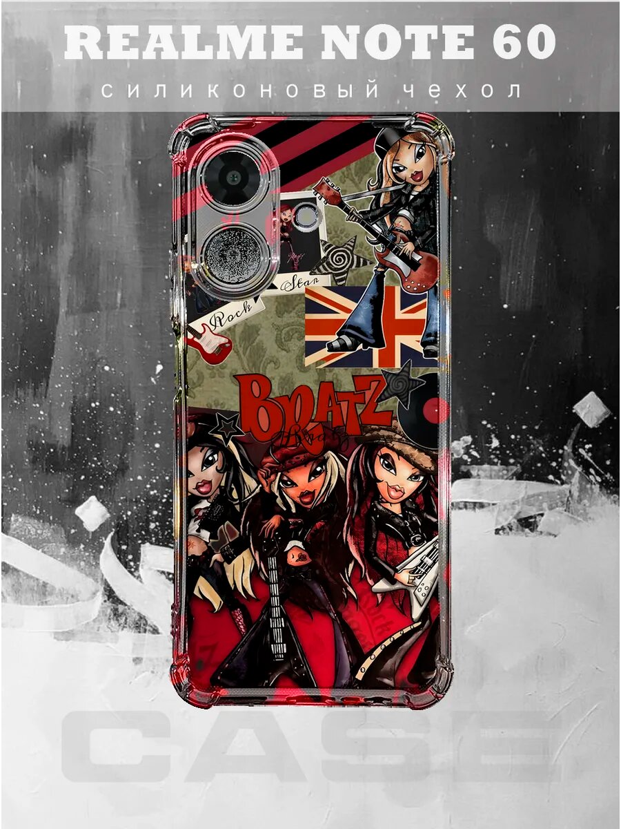 Чехол на REALME NOTE 60 с принтом Rock Angelz