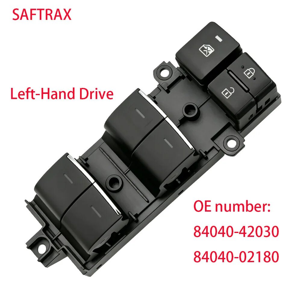 84040-42030 84040-02180 Переключатель стеклоподъемника для леворульных автомобилей Toyota Corolla/Levin/C-HR