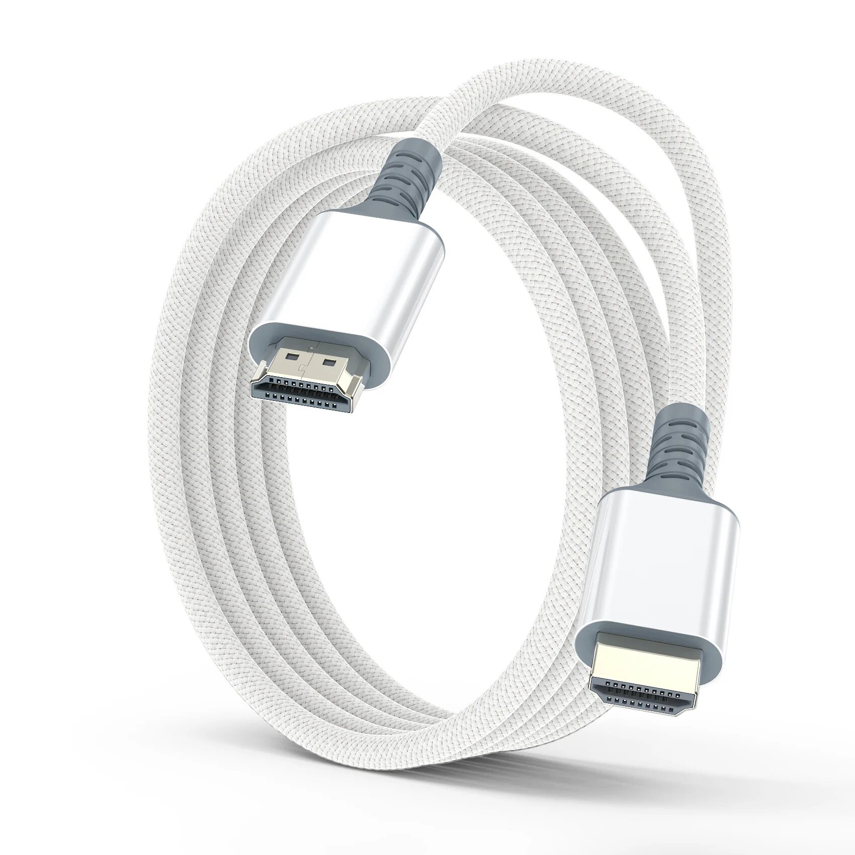 HDMI 2.1 кабель 2M белый