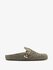 Мюли BURBERRY Check suede Urchin clogs, размер 44, серый