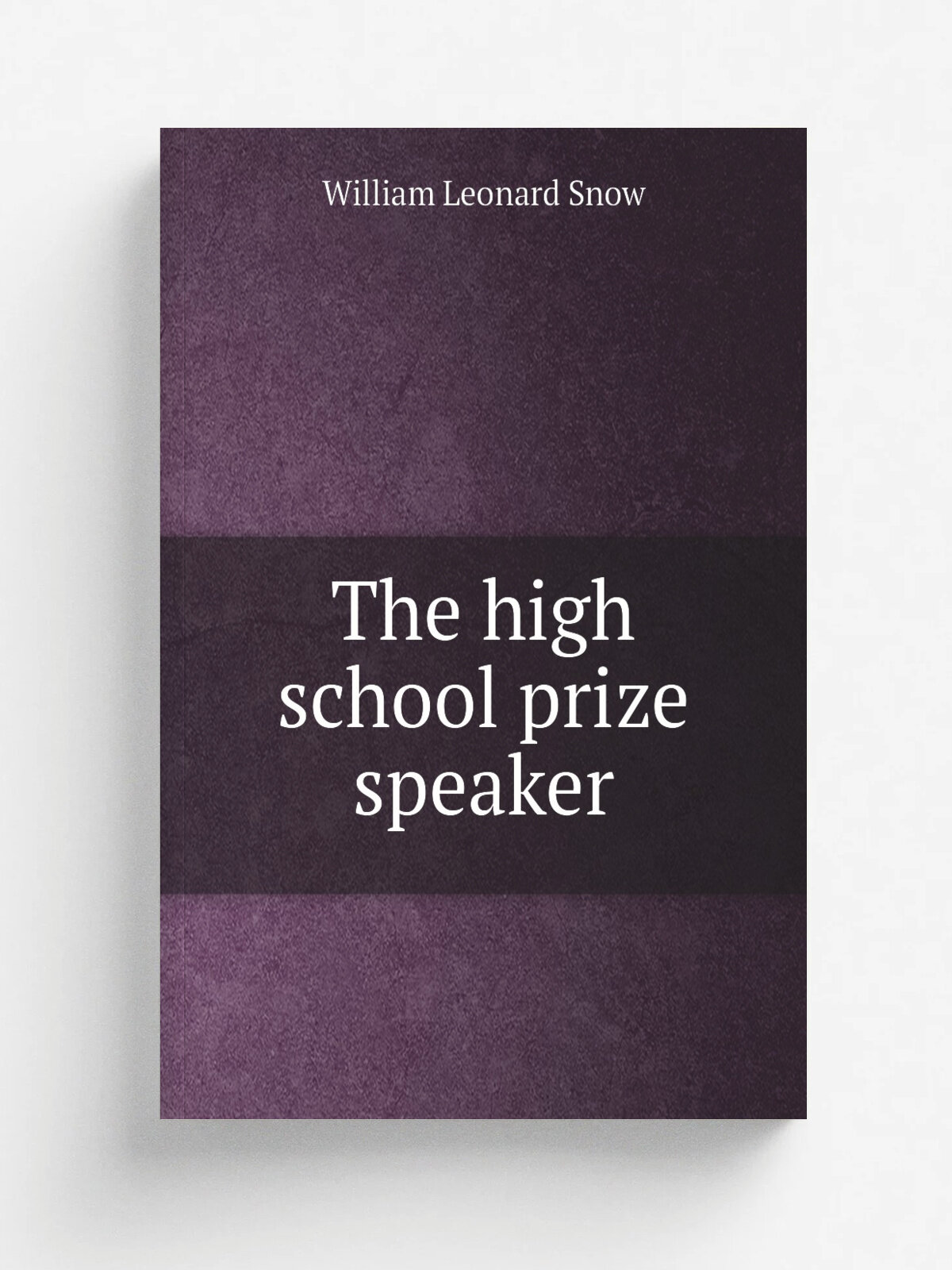 The high school prize speaker