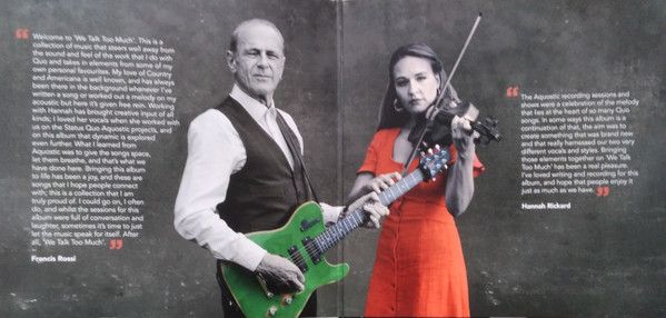 Виниловая пластинка Francis Rossi - We Talk Too Much (Vinyl, LP, Album, 2024)