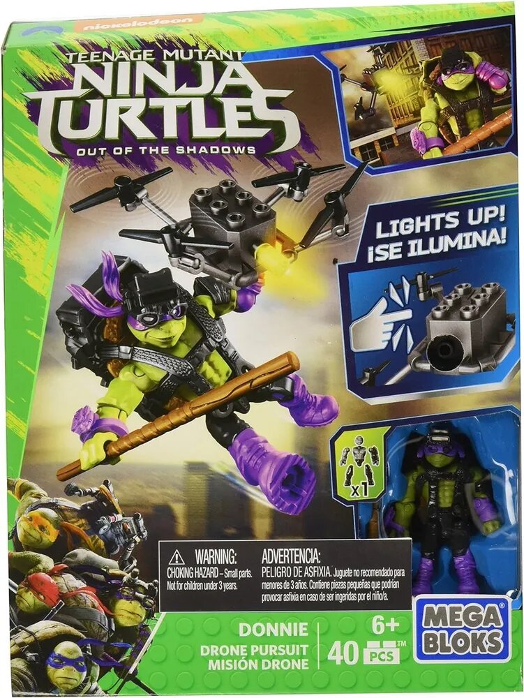 Mega Bloks/Teenage Mutant Ninja Turtles -TMNT 1987, Набор классических вагонов для вечеринок